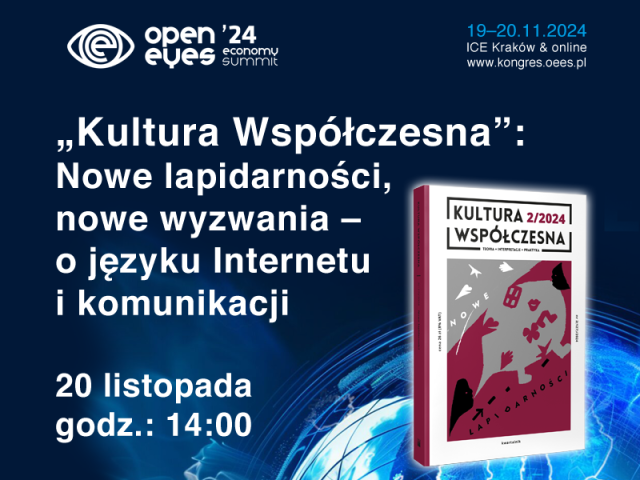 NCK na Open Eyes Economy Summit 2024 | Narodowe Centrum Kultury